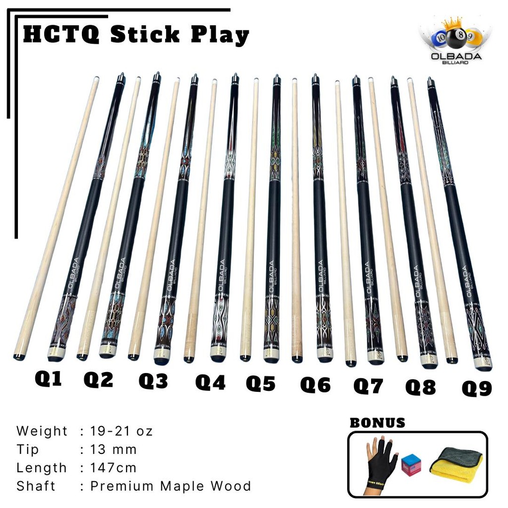Jual HCTQ Stik Billiard / Stick Play Billiard Ball / Stik Ekonomis ...