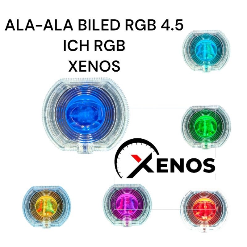 Jual Proje biled ala-ala 4,5 ich RGB XENOS 7 colours devil ring should putih high yellow low ...