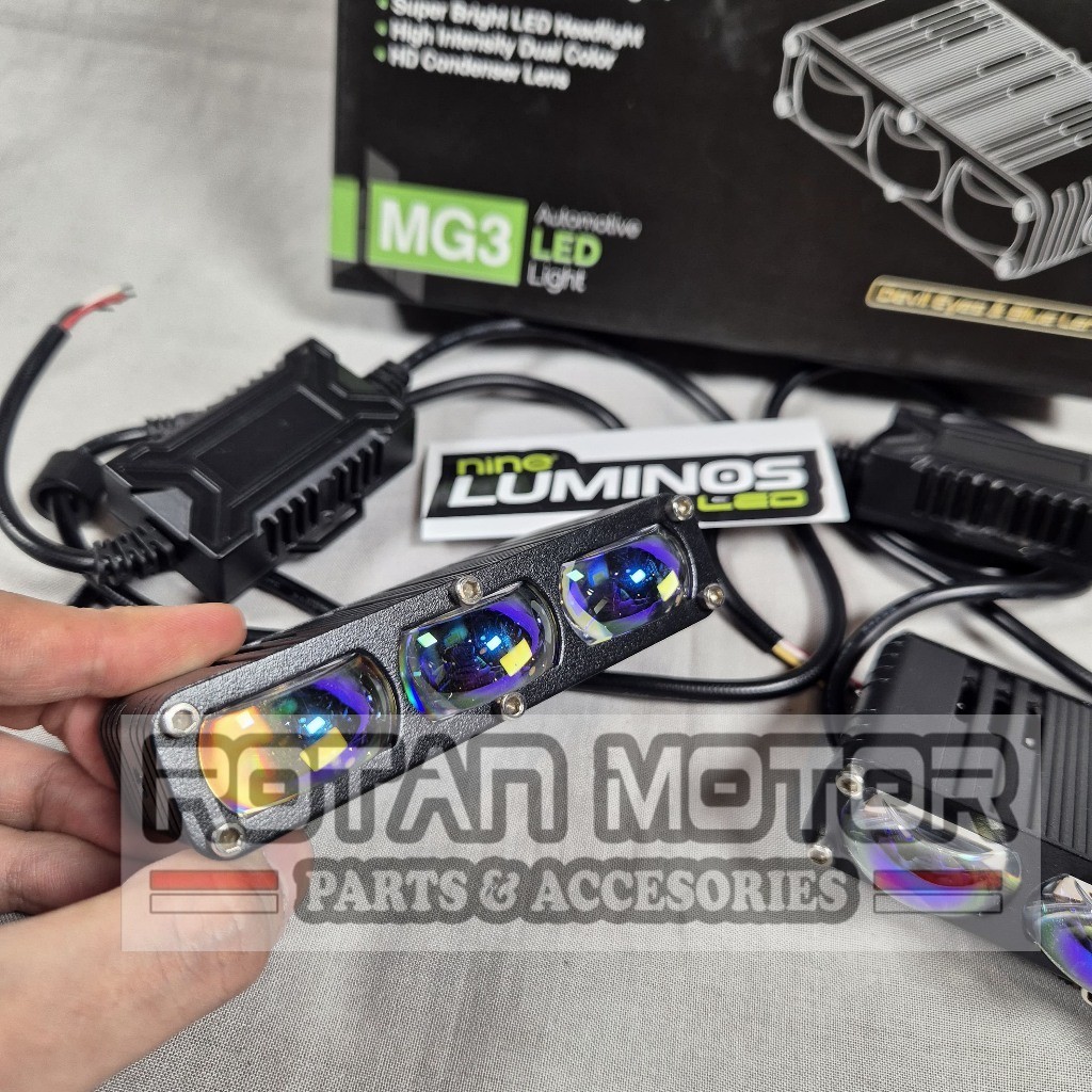 Jual LUXIMOS MG3 Mata 3 sudah Devil Eyes / Lampu Tembak Viral Slim 80W ...