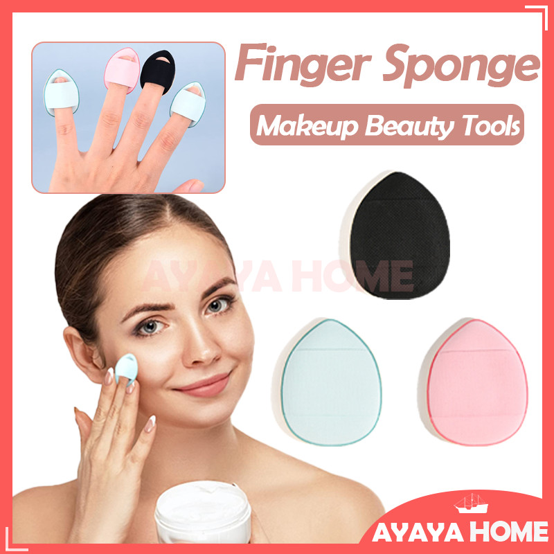 Jual Spon Cushion Mini Jari Finger/Makeup Air Cushion Finger Sponge ...