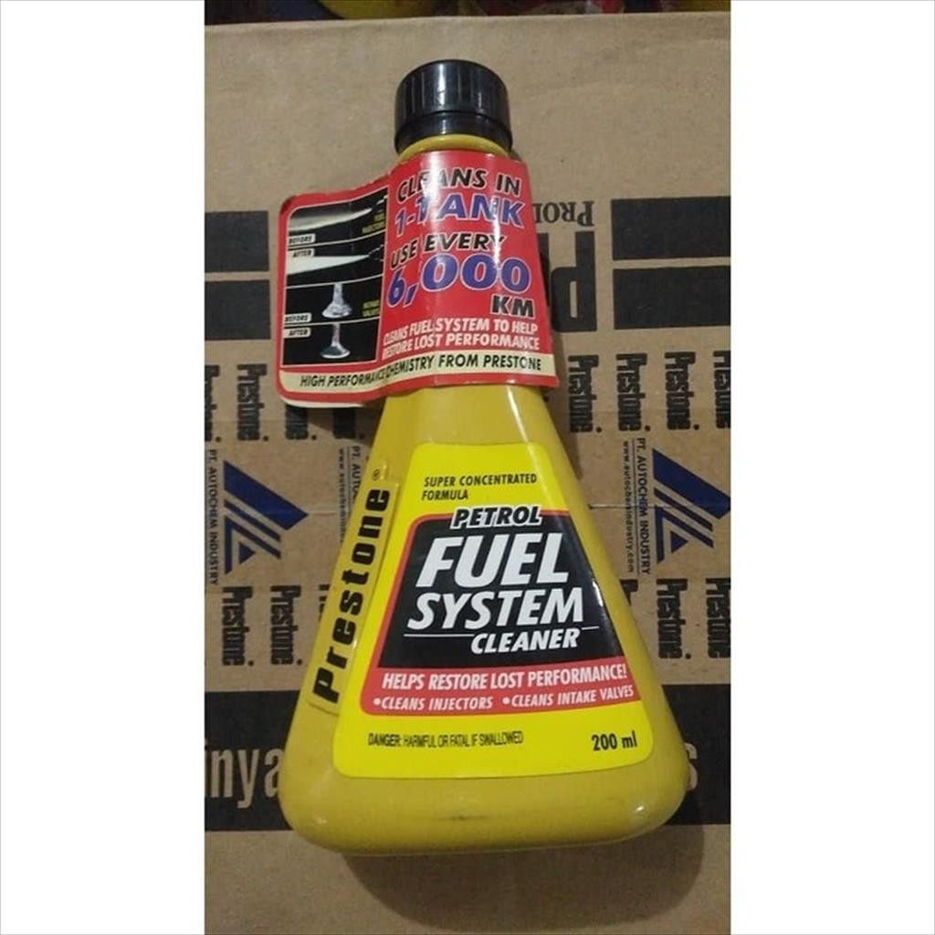 Jual Fuel System Cleaner Prestone Injektor Aditif Petrol Bensin 200ml ...