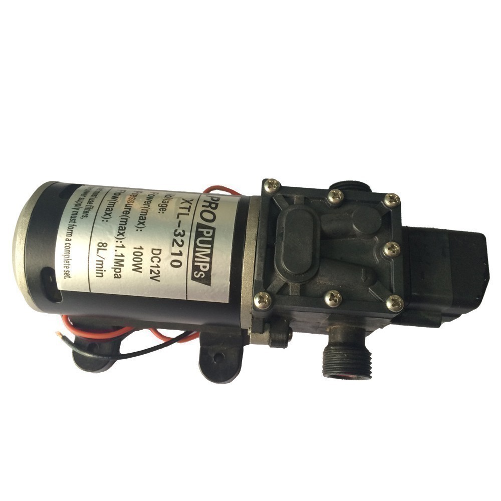 Jual 12V 100W High Pressure Water Pump Micro Diaphragm Pump 8L per Min ...