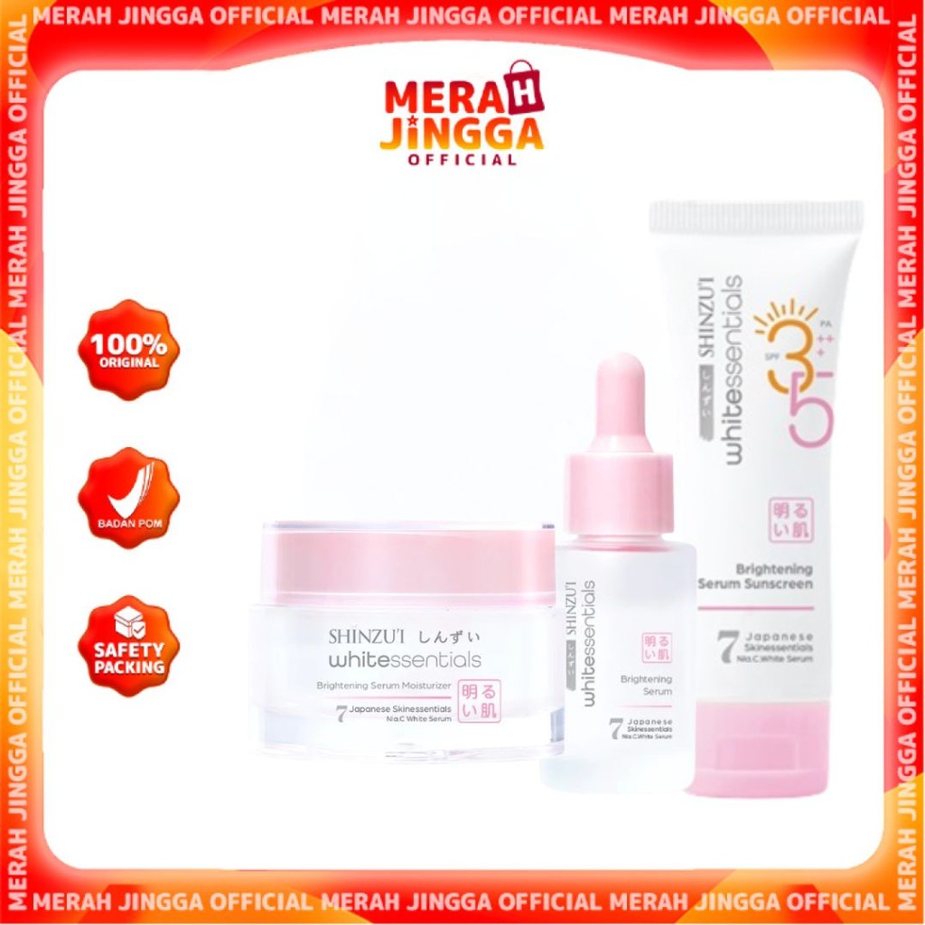 Jual Shinzui Whitessentials Brightening Series Serum Moisturizer ...