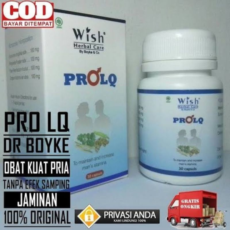 Jual PROLQ - Suplemen Herbal Stamina Pria dr.Boyke - Original RESMI dr ...