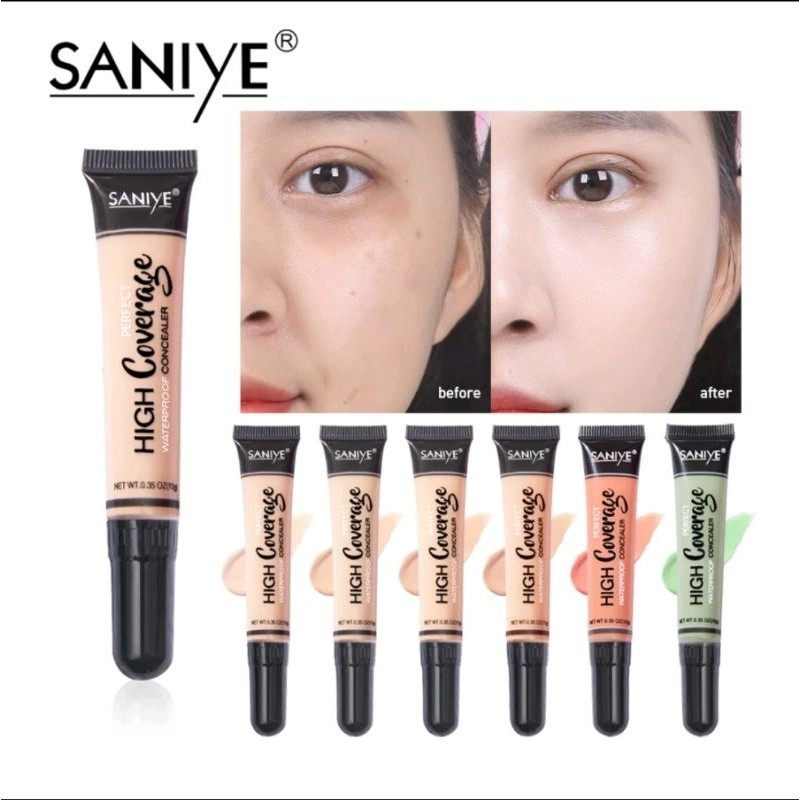 Jual Saniye Concealer High Coverage II Concealer Waterproof II Coverage ...