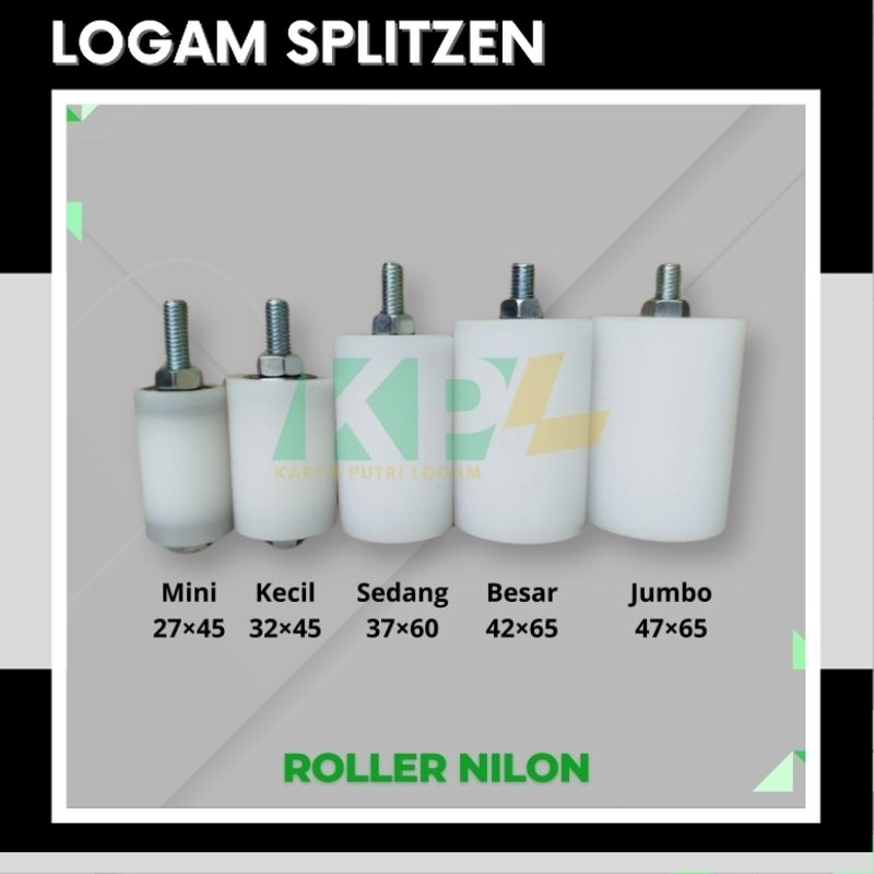Jual Roda Pagar Roller Nilon || Roda Nilon || Roda Pager Nilon | Ukuran ...