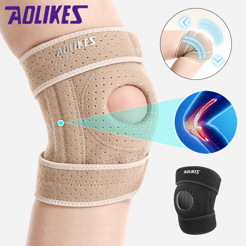 Jual AOLIKES Terapi Lutut Decker Pellindung Lutut Knee Decker Support ...