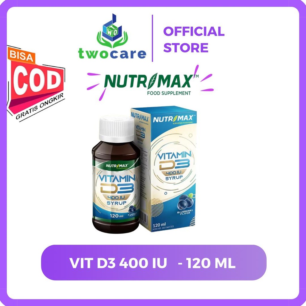 Jual Nutrimax Vitamin vit d3 400 IU Sirup | Shopee Indonesia