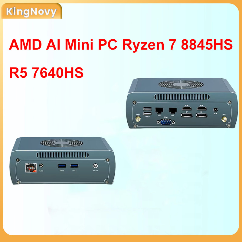 Jual AMD Ryzen 7 8845HS R5 7640HS AI Mini PC Dual Intel 2.5G 2xDDR5 2 ...