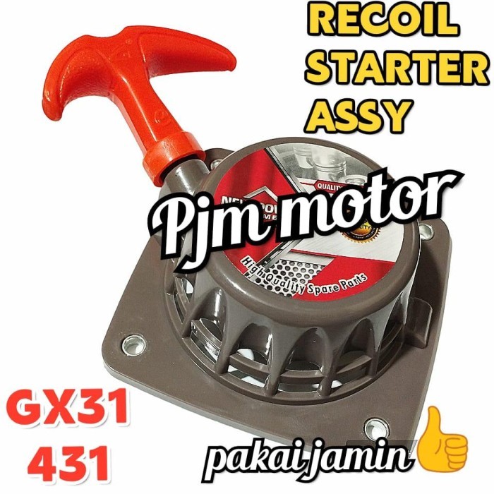 Jual Gx31 Recoil starter Tarikan kap engkol mesin potong rumput 4 tak ...