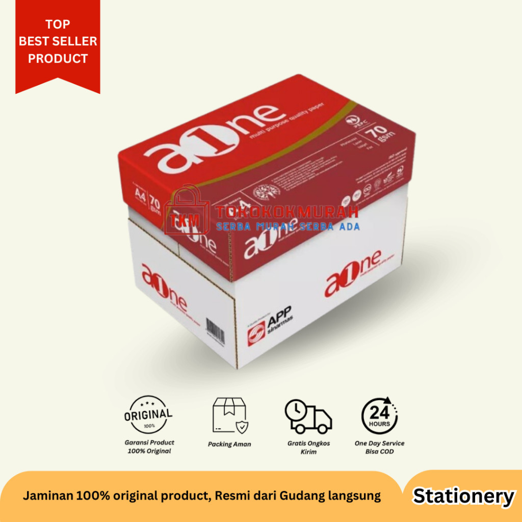 Jual KERTAS HVS FOTOKOPI AONE A4 70 GRAM /Rim | Shopee Indonesia