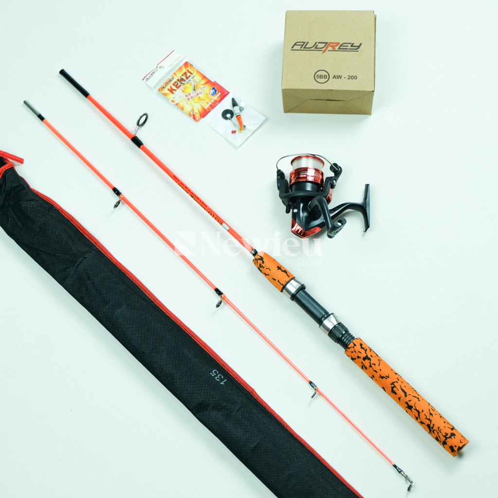 Jual Pancing 1 Set Joran Fiber Solid Model Sambung 2 Liong Bun Berkualitas | Shopee Indonesia