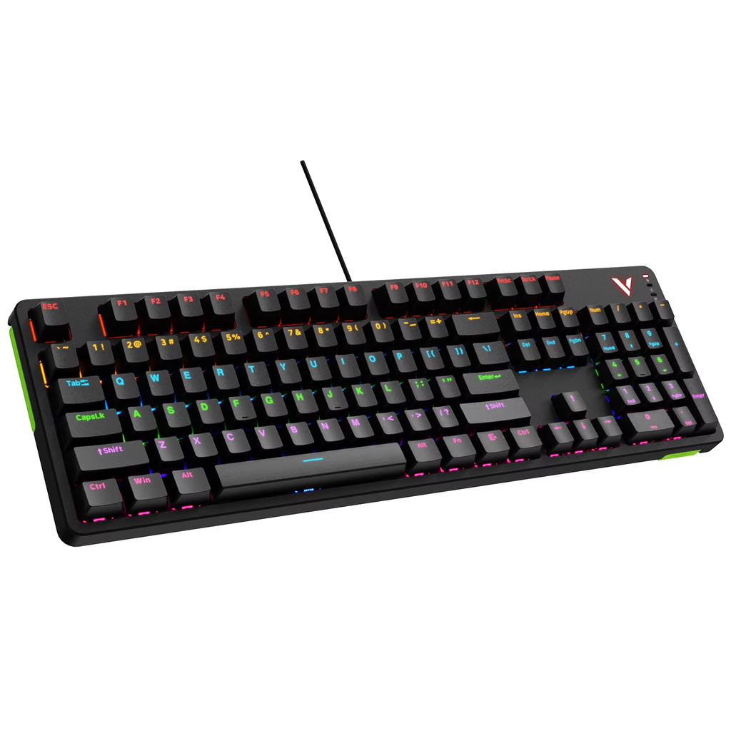 Jual Rapoo V500Pro Full-Size Mechanical Gaming Keyboard 104 Keys Anti ...