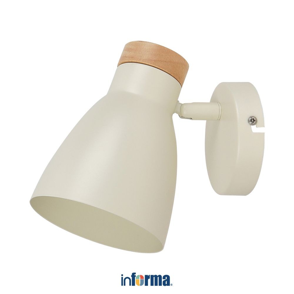Jual Informa 21.5X12X18 cm Gia Lampu Dinding - Krem Beige Wall Lamp ...