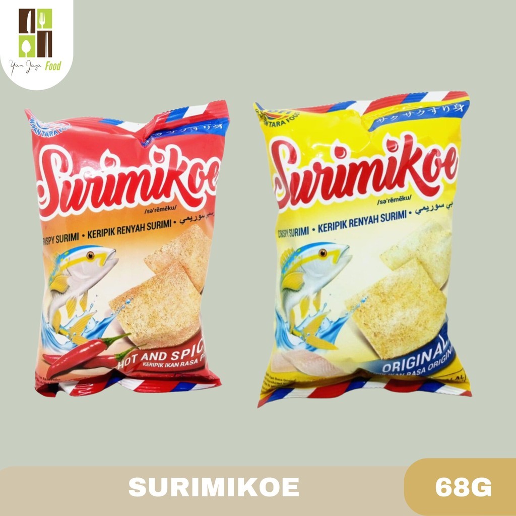 Jual Surimikoe Keripik Ikan / Snack Ikan Rasa Original / Hot & Spicy ...