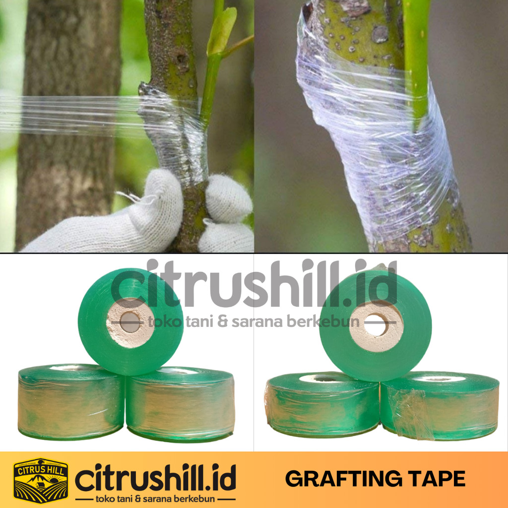 Jual Grafting Tape Plastik Okulasi untuk Penyambungan Tanaman, Alat ...