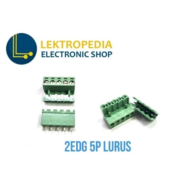 Jual Terminal Blok 5p 5pin 2EDG Lurus 5.08mm Plugable Connector ...