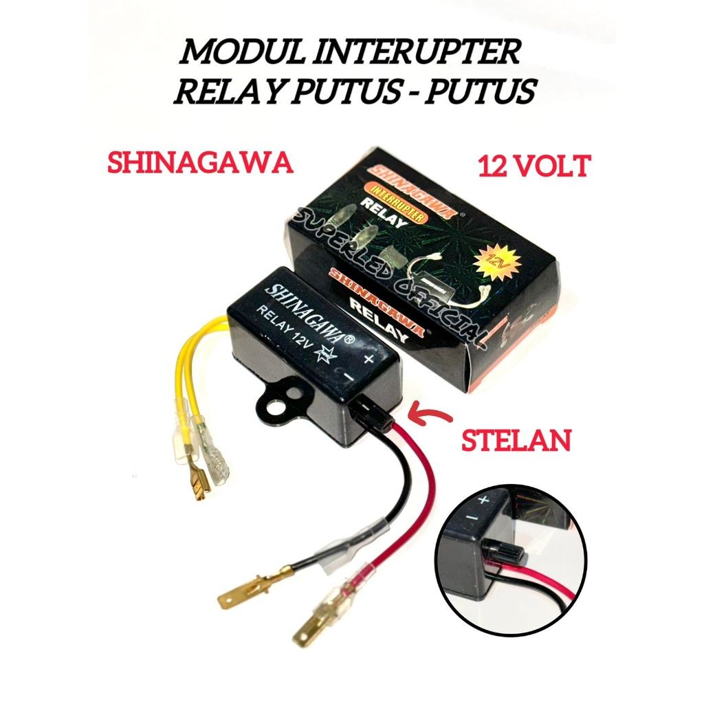 Jual CUCI GUDANG Relay Klakson Modul Interrupter Bunyi Putus Putus 12 ...