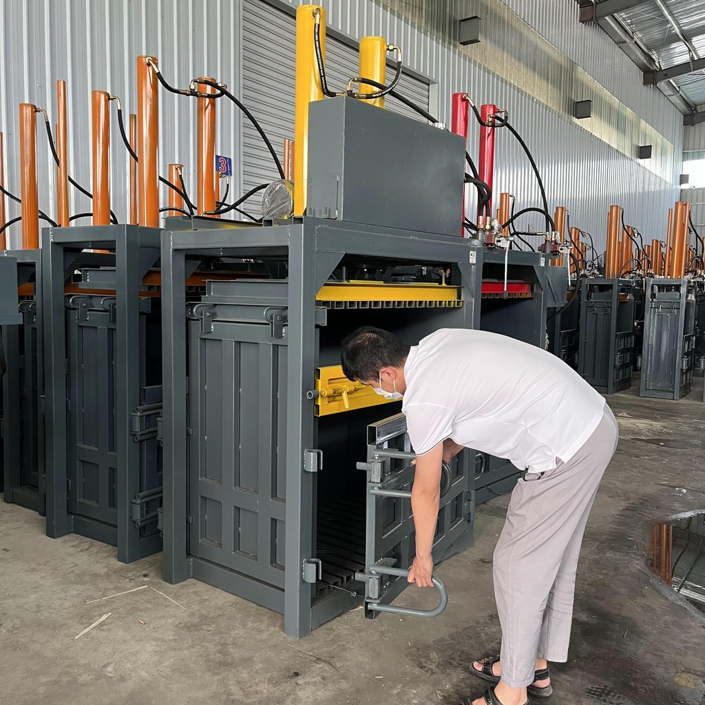 Jual Handle Vertical Hydraulic Packer /Waste Paper Baler Of Garbage ...