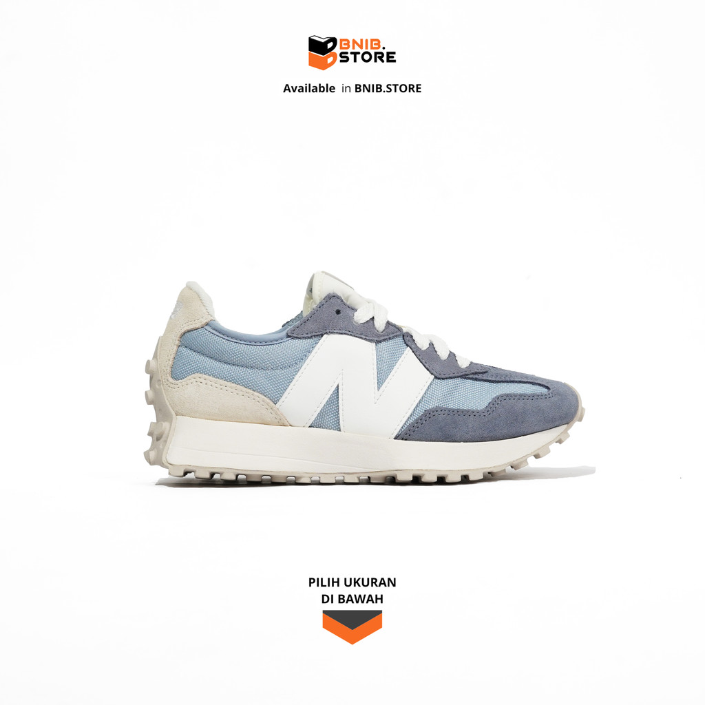 Jual Sepatu Sneaker NB 327 Light Blue [U327FH] Original | Shopee Indonesia