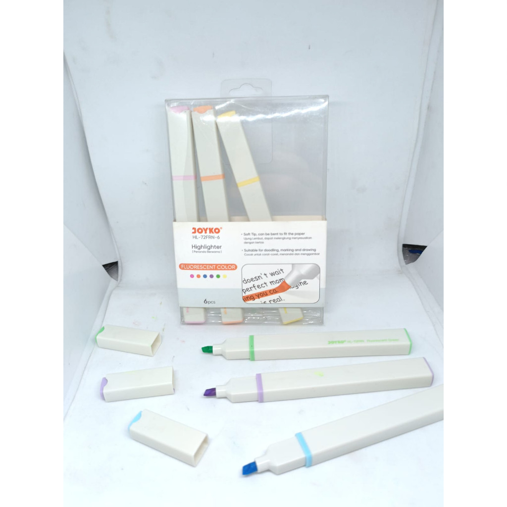 Jual PULPEN STABILO KOTAK HIGHLIGHTER WARNA WARNI TERANG MEREK JOYKO HL ...