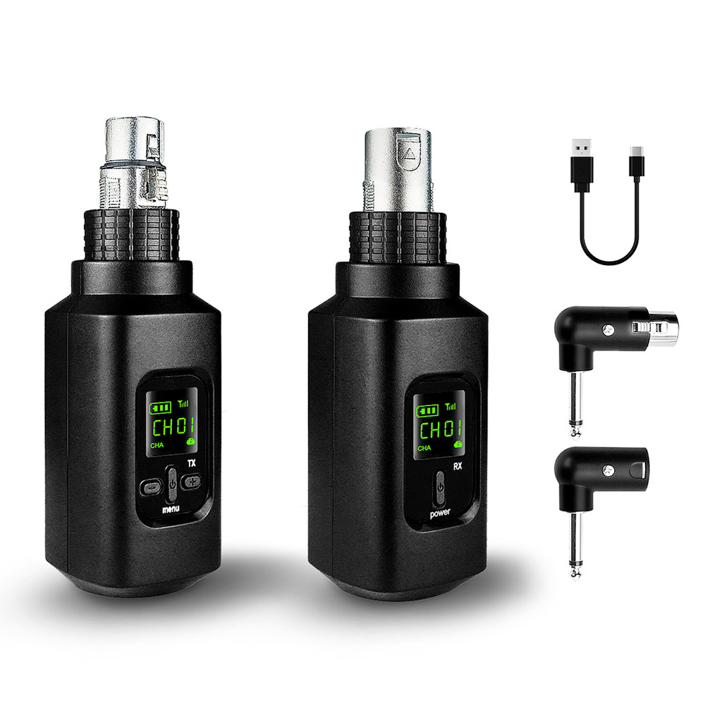 Jual Wireless Microphone Converter XLR Transmitter and Receiver ...