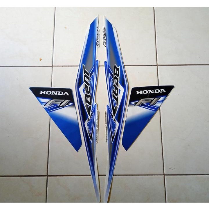 Jual stiker beat f1 warna biru tahun 2012 2013 2014 2015 2016 LIS BEATA ...