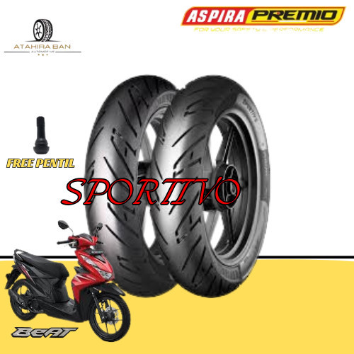 Jual BAN ASPIRA PREMIO RING 14 70/90 80/90 90/90 SPORTIVO SATUAN/SEPASANG BAN TUBELES MOTOR ...