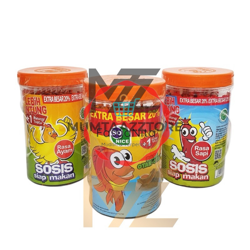 Jual SNACK SOSIS SONICE SO NICE SIAP MAKAN | SAPI | AYAM | OTAK-OTAK ...