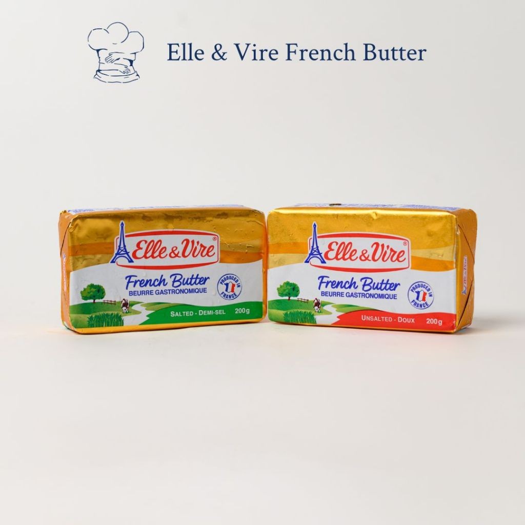 Jual Elle & Vire Butter Salted / Elle Vire Butter Unsalted (200gr ...