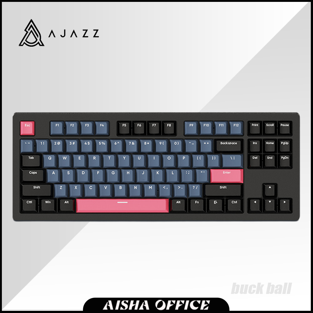 Jual AJAZZ AKC087 Wireless Mechanical Keyboard Tri Mode Gaming Keyboard RGB Backlit Pc Gamer ...