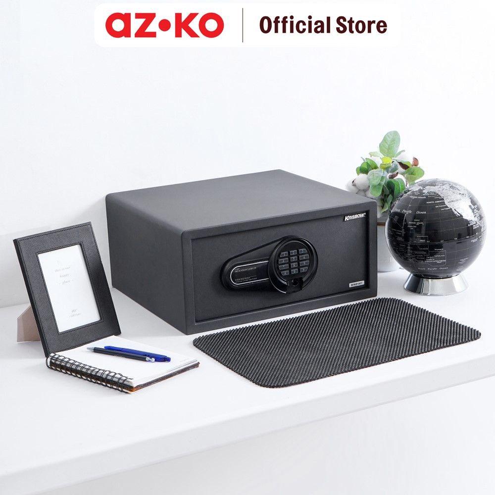 Jual AZKO Krisbow 42X37X20 cm Brankas Hotel 20Hol-1.5/4 Brangkas Safety ...