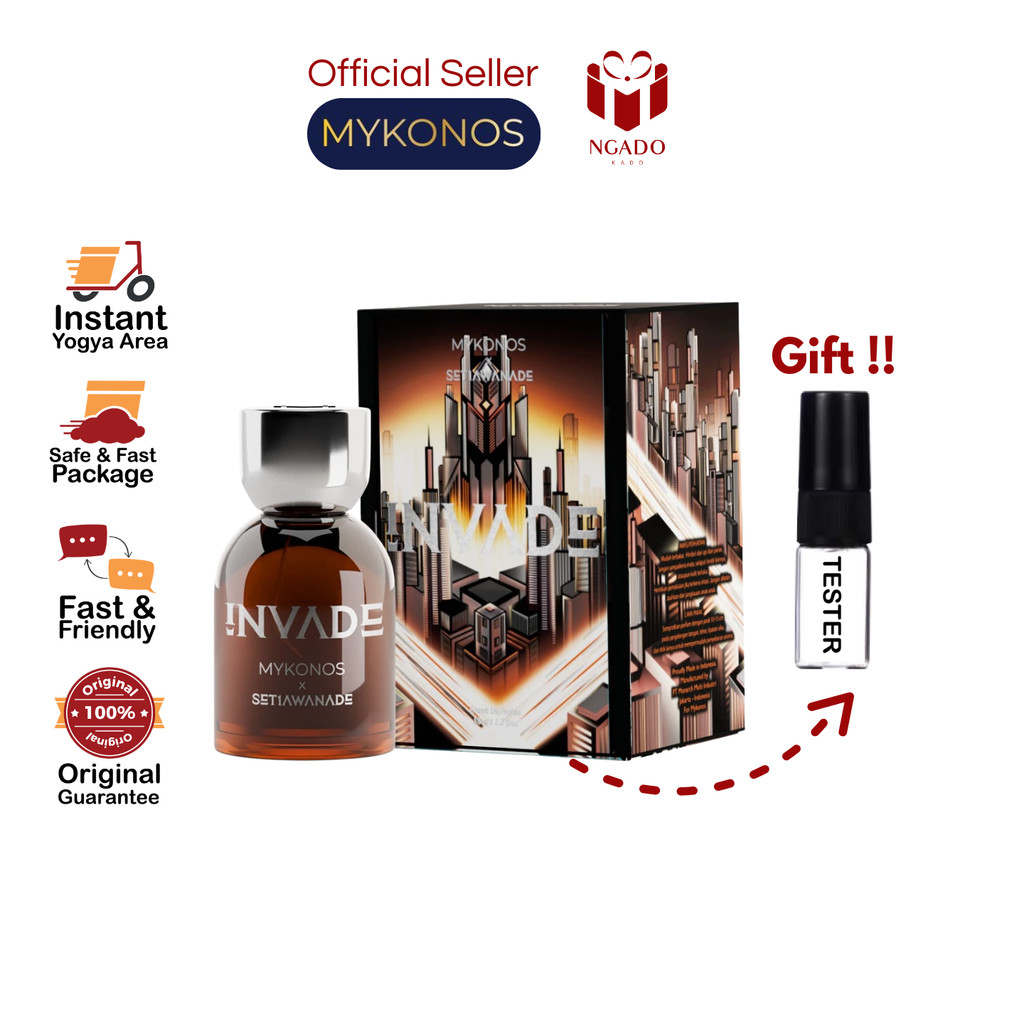 Jual Mykonos Invade Vanilla x Ade Setiawan 50 ML Extrait de Parfume ...