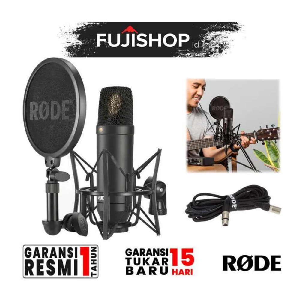 Jual Rode NT1 Kit Condenser Microphone with Shockmount GARANSI RESMI ...