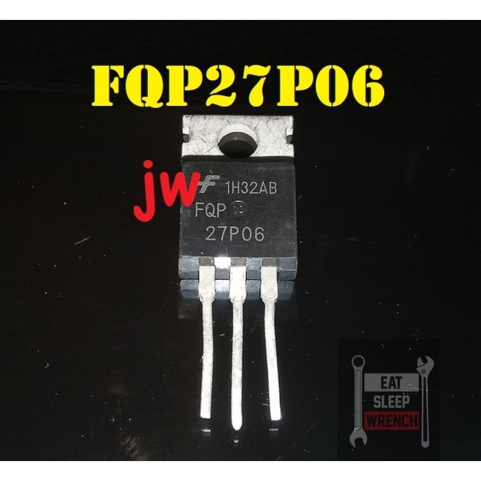 Jual FQP27P06 FQP 27P06 -60V -27A P Channel MOSFET aneka IC transistor dan mosfet | Shopee Indonesia