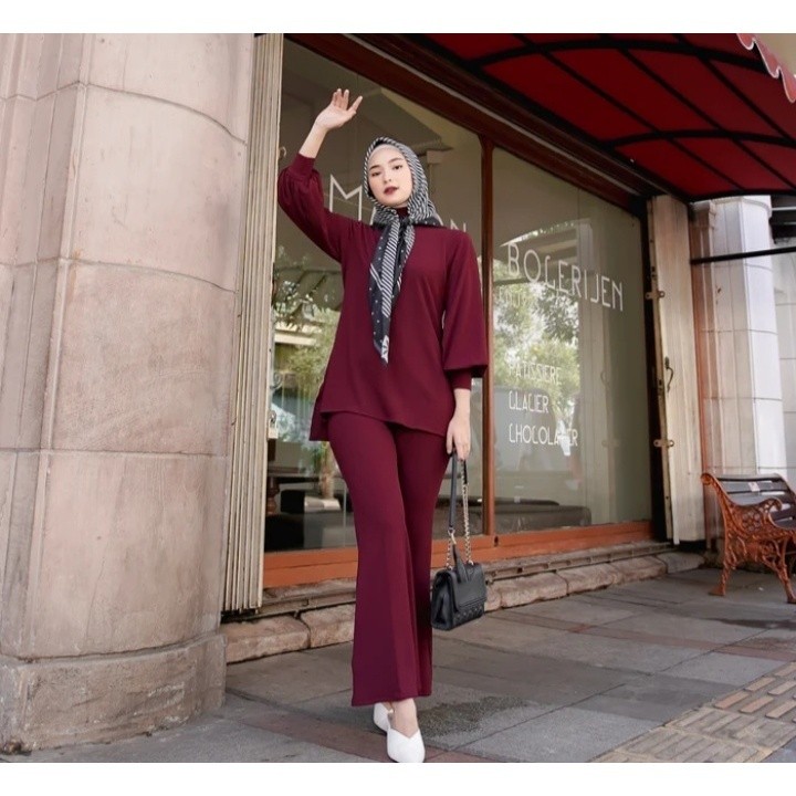 Jual Oneset Celia Elegan Knit Condru Setelan Celia Elegan Setcel Celia ...