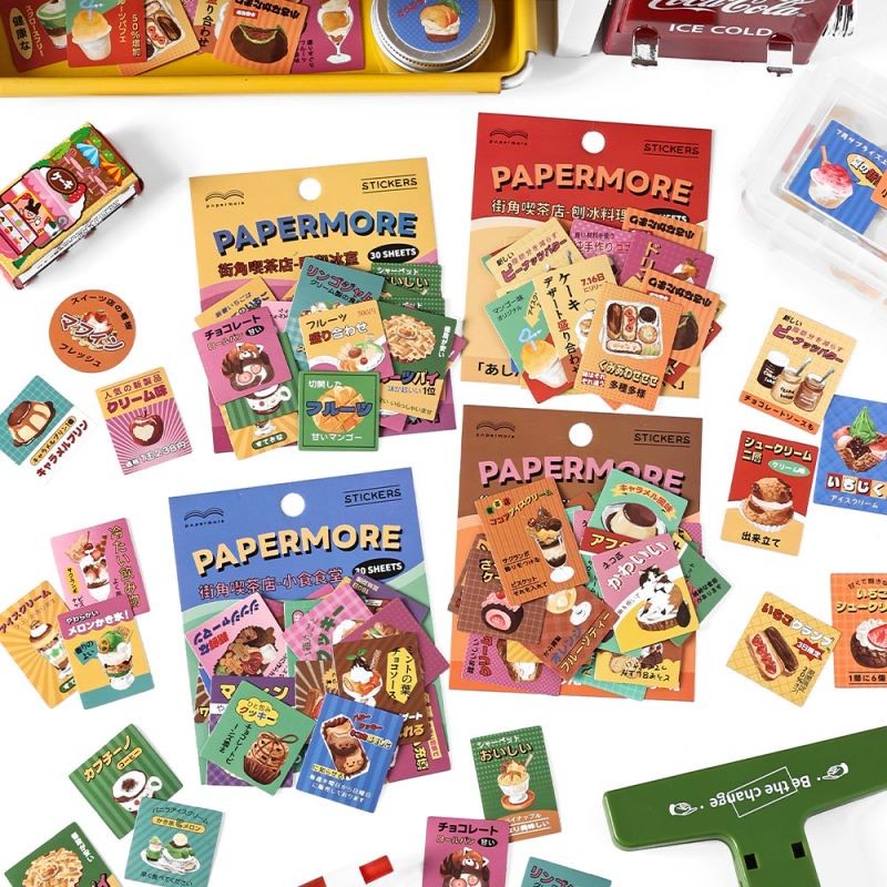 Jual [HARU] Street Corner Coffee Shop Series Sticker Pack PET Material ...
