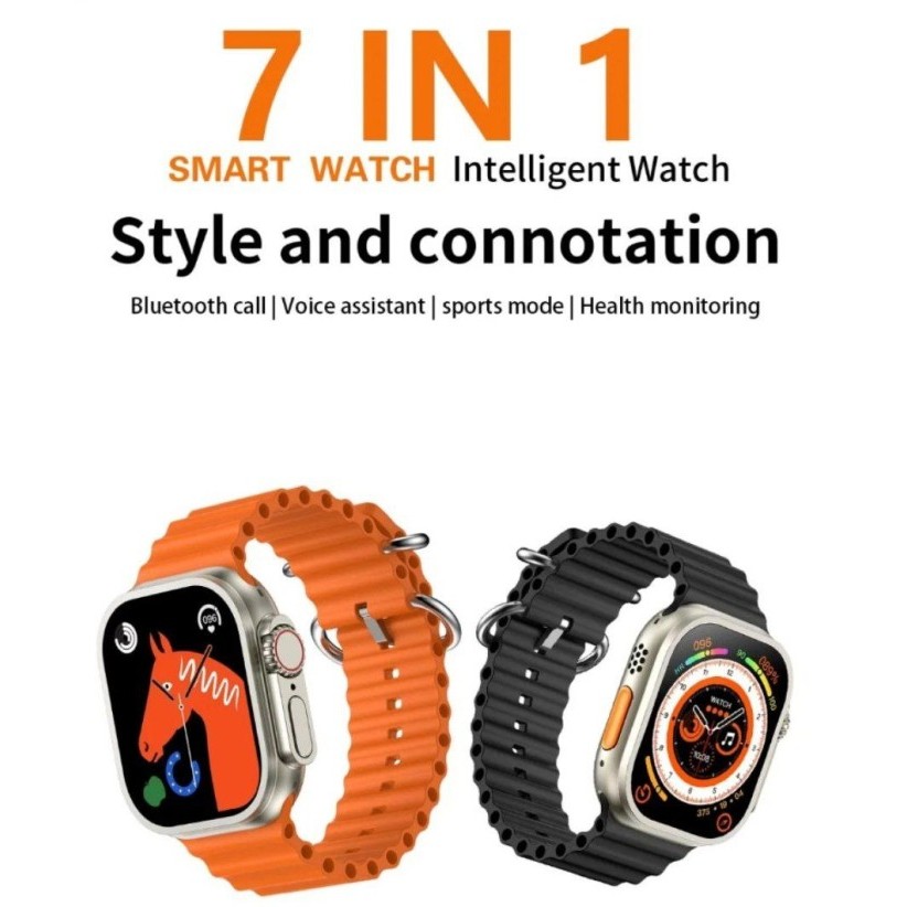 Jual 7 IN 1 SMARTWATCH ULTRA ORIGINAL | MC | Shopee Indonesia