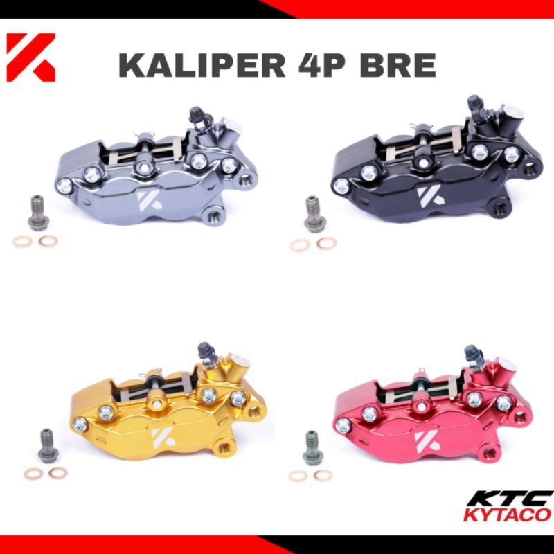 Jual Kaliper ktc kytaco 4p 4 piston BRE besar kanan Transformer logo K KYTA NON Breket | Shopee ...