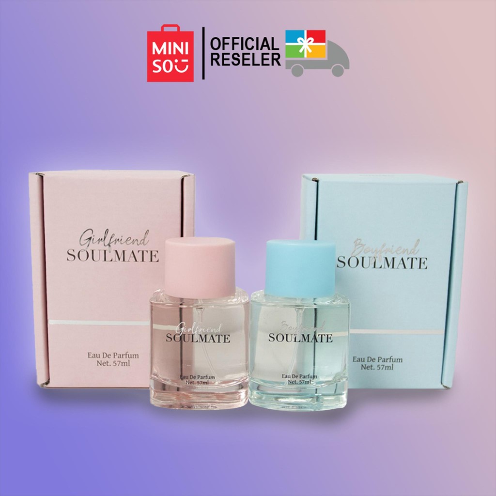 Jual MINISO Parfum Pria & Wanita Soulmate Girflfriend / Boyfriend EDP ...