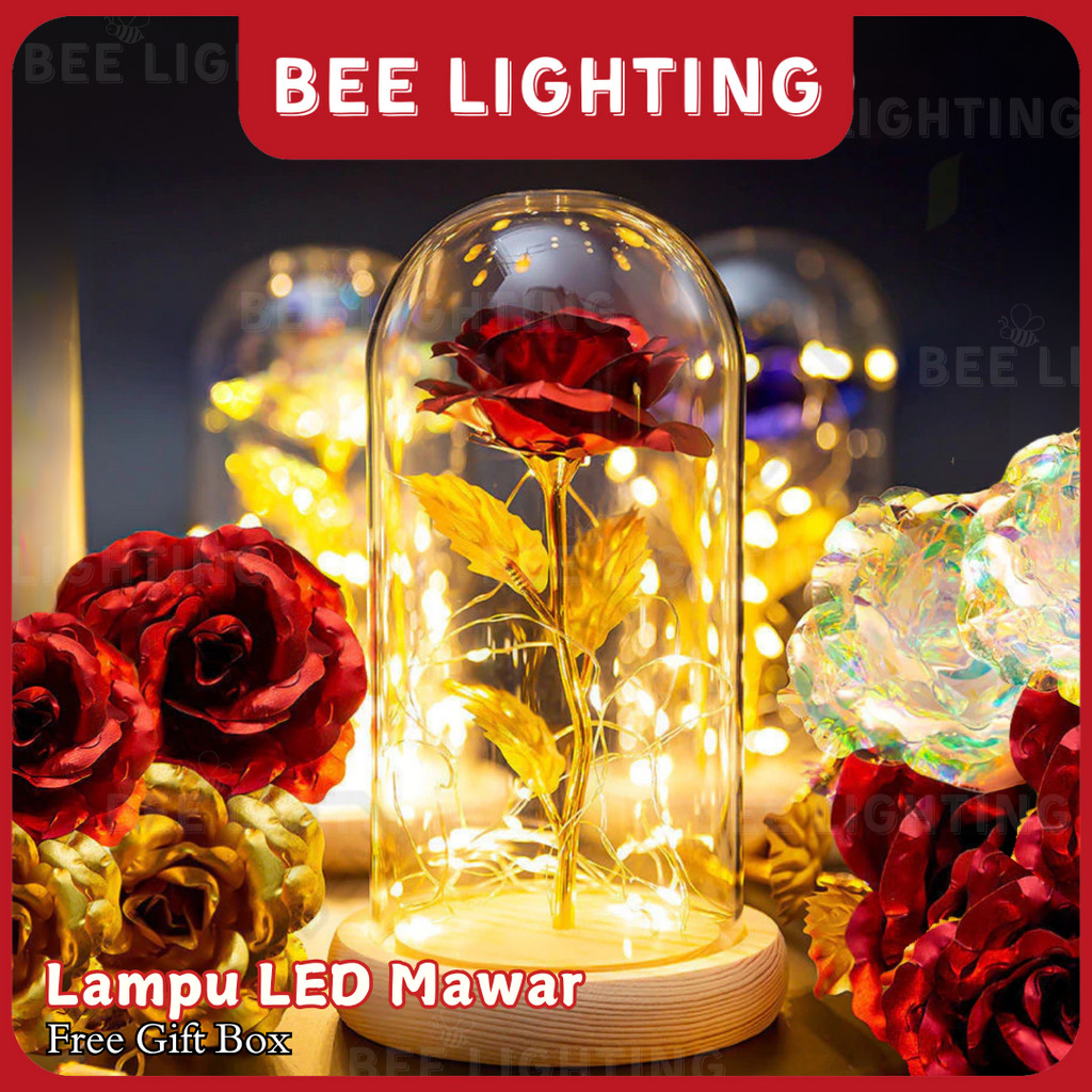 Jual BEE LIGHTING ⭐GARANSI 1 TAHUN⭐ Lampu Led Mawar Gift Box Bunga ...