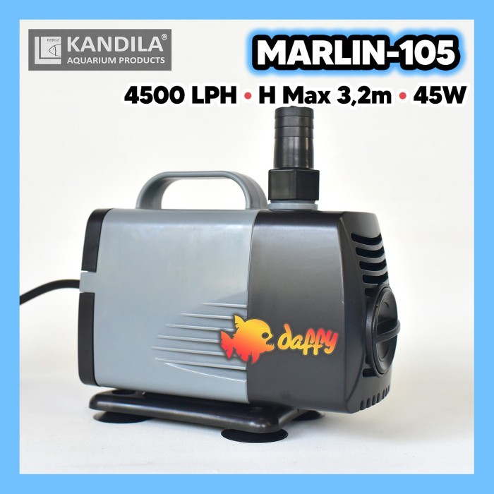 Jual Pompa Kandila MARLIN AA-105 4500LPH water pump pompa celup kolam akuarium | Shopee Indonesia