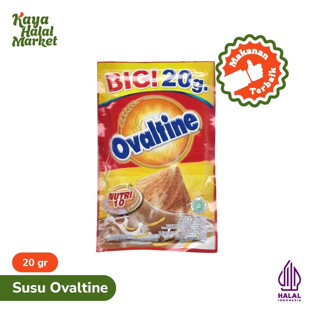 Jual Susu Ovaltine 10 Sachet X 22 gr Kaya Halal Market | Shopee Indonesia