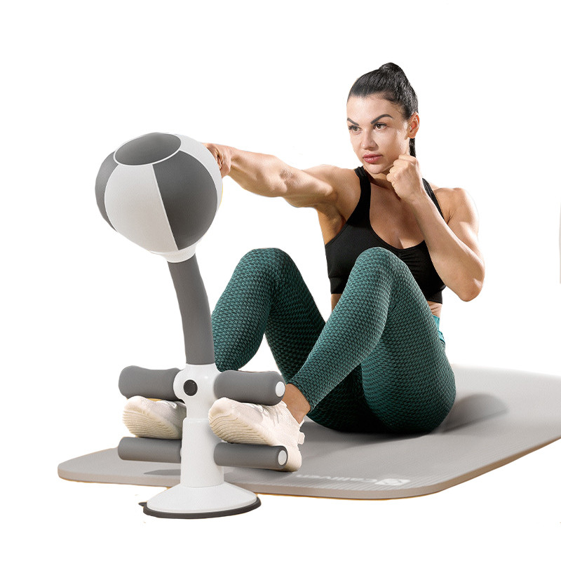 Jual Desktop Boxing Reflex Ball Sit-up Assister Punching Bag Adjustable ...