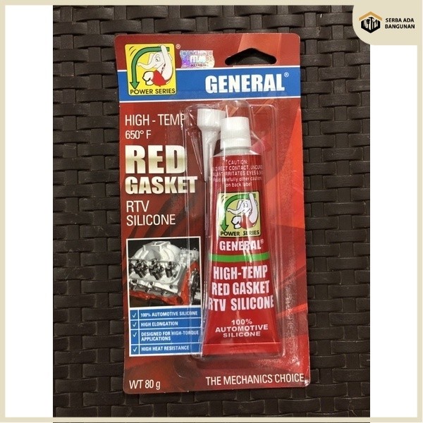 Jual LEM DEXTONE - RED SILICONE SEALENT 80 GRAM - LEM GASKET HIGH TEMP ...