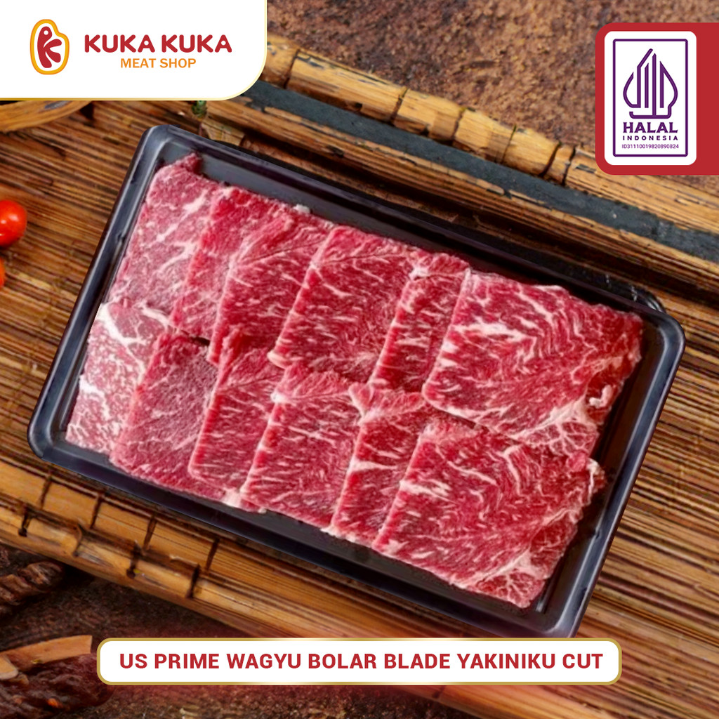 Jual Daging US Prime Wagyu Bolar Blade Yakiniku Cut 500gr/250gr ...