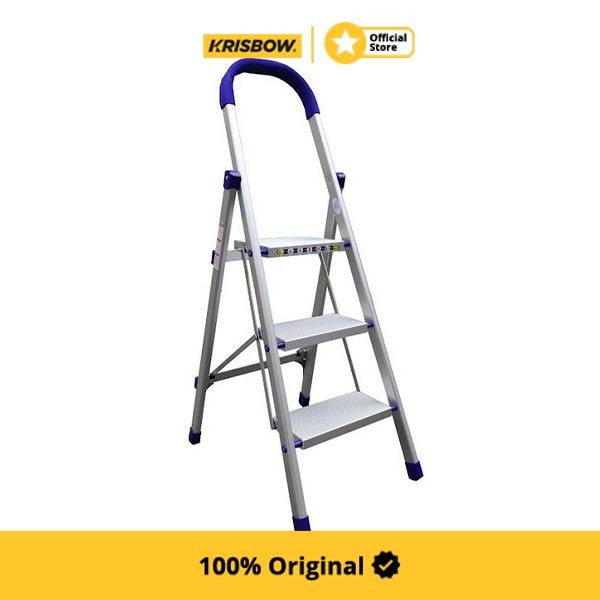 Jual Krisbow 700 cm Tangga Lipat Aluminium 3 Wide Step Prlswt0703 ...