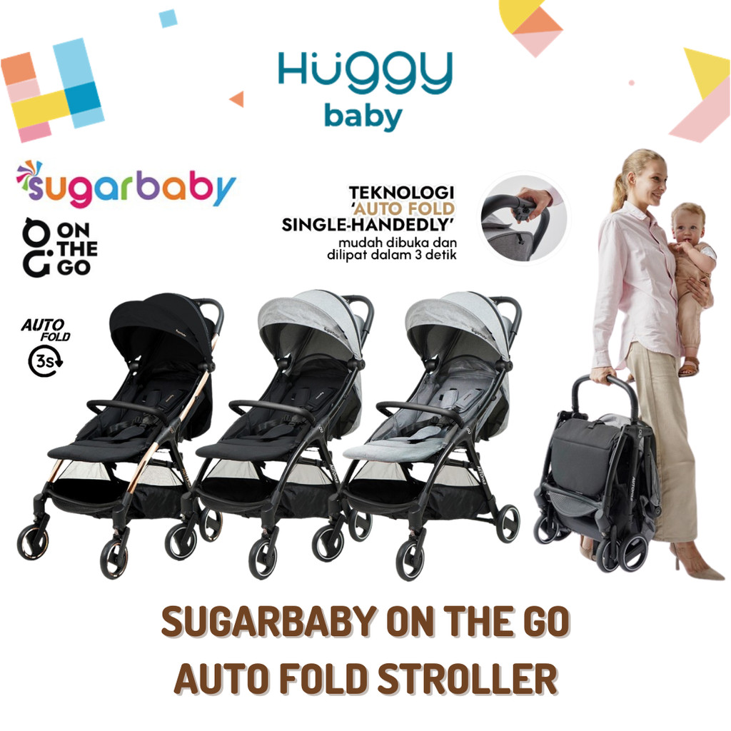 Jual Sugarbaby On The Go Stroller Auto Fold | Kereta Dorong Bayi ...