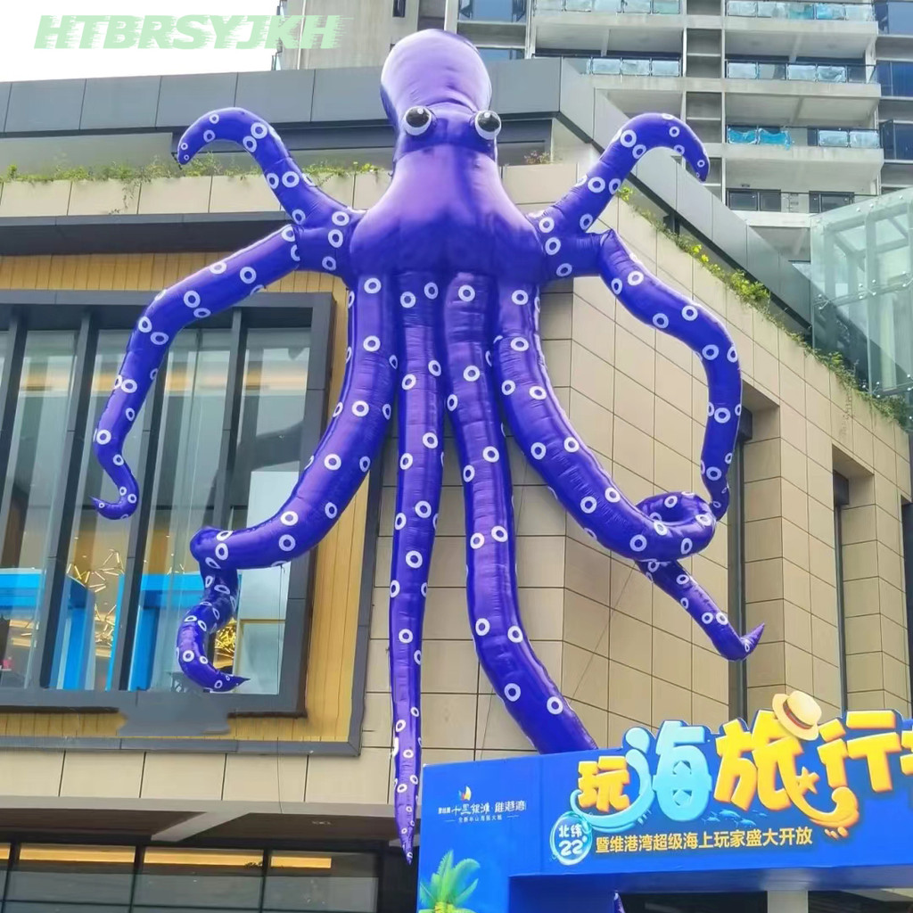 Jual Giant Inflatable Simulation Octopus with Long Tentacles Air Blow ...