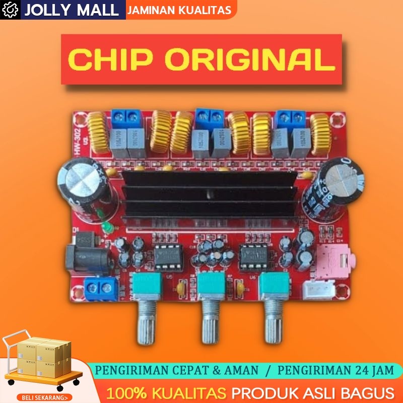 Jual ASLI H-M139 Kit Power Amplifier Class D TPA3116D2 2x50W+100W Stereo Subwoofer XH-M139 ...